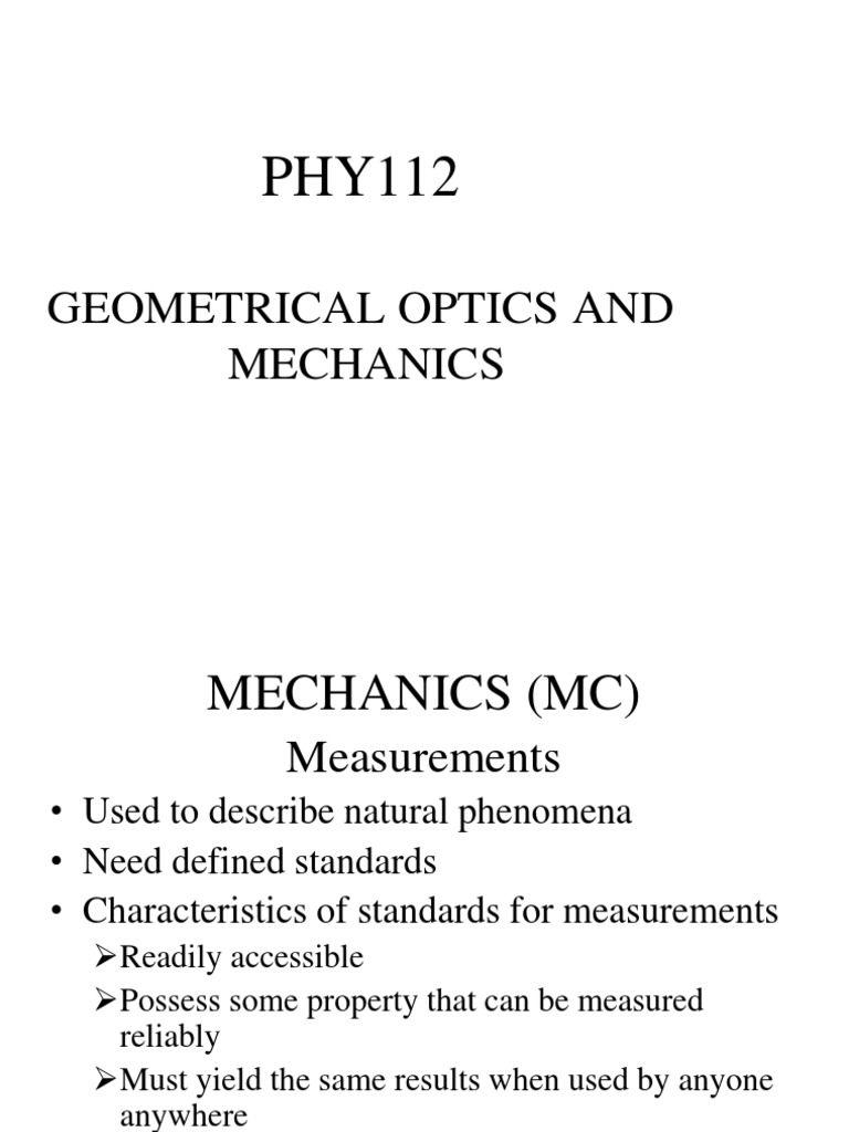 Measurements and Dimensional Analysis | PDF | Acceleration | Applied ...