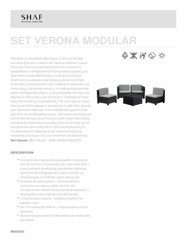 Set Verona Modular | PDF