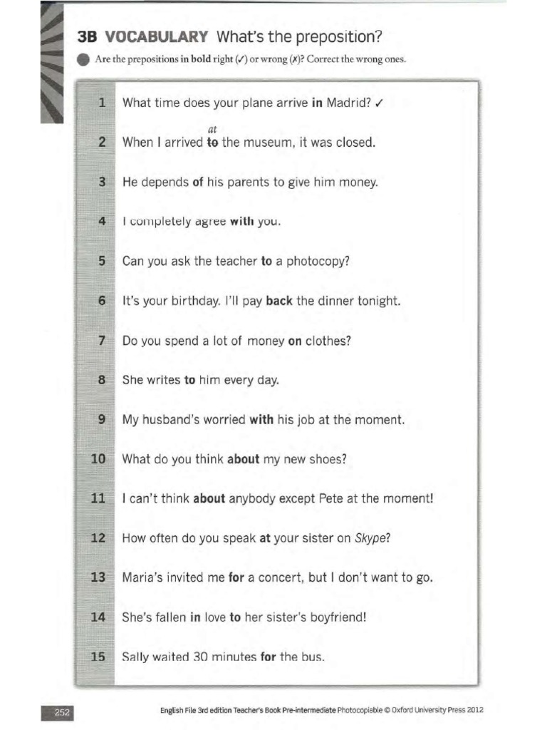 What Is The Preposition Pre Int | PDF