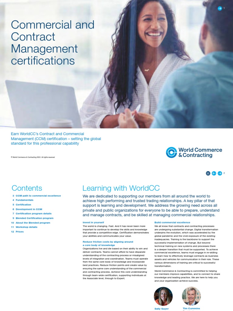 WorldCC CCM Certification | PDF | Request For Proposal | Educational ...