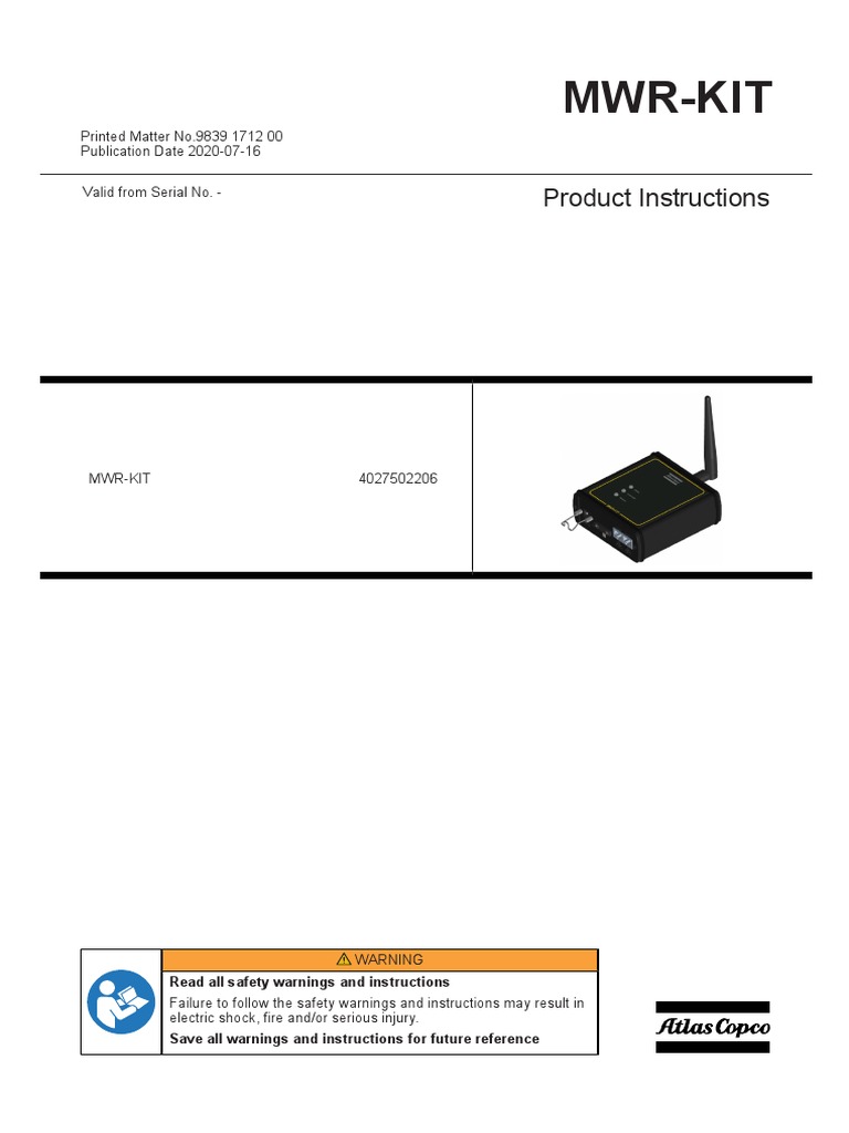 MWR-KIT Product Instructions 2020-07-16 | PDF | Ip Address | World Wide Web