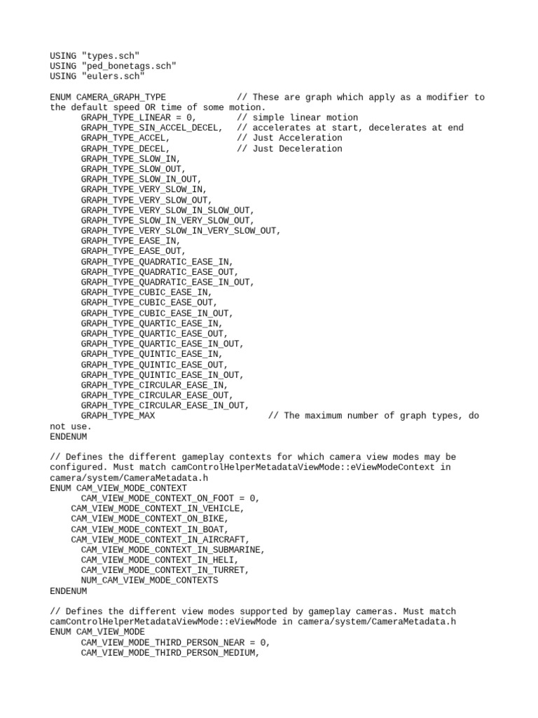 Commands Camera | PDF