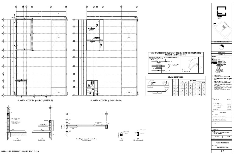 E3 Planos Estructurales | PDF