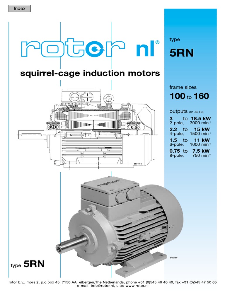 Rotor NL - 5RN - 100 - 160 | PDF | Electrical Equipment | Electromagnetism