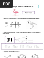 Aprendiendo A Leer 33 Fla, Fle, Fli, Flo, Flu | PDF