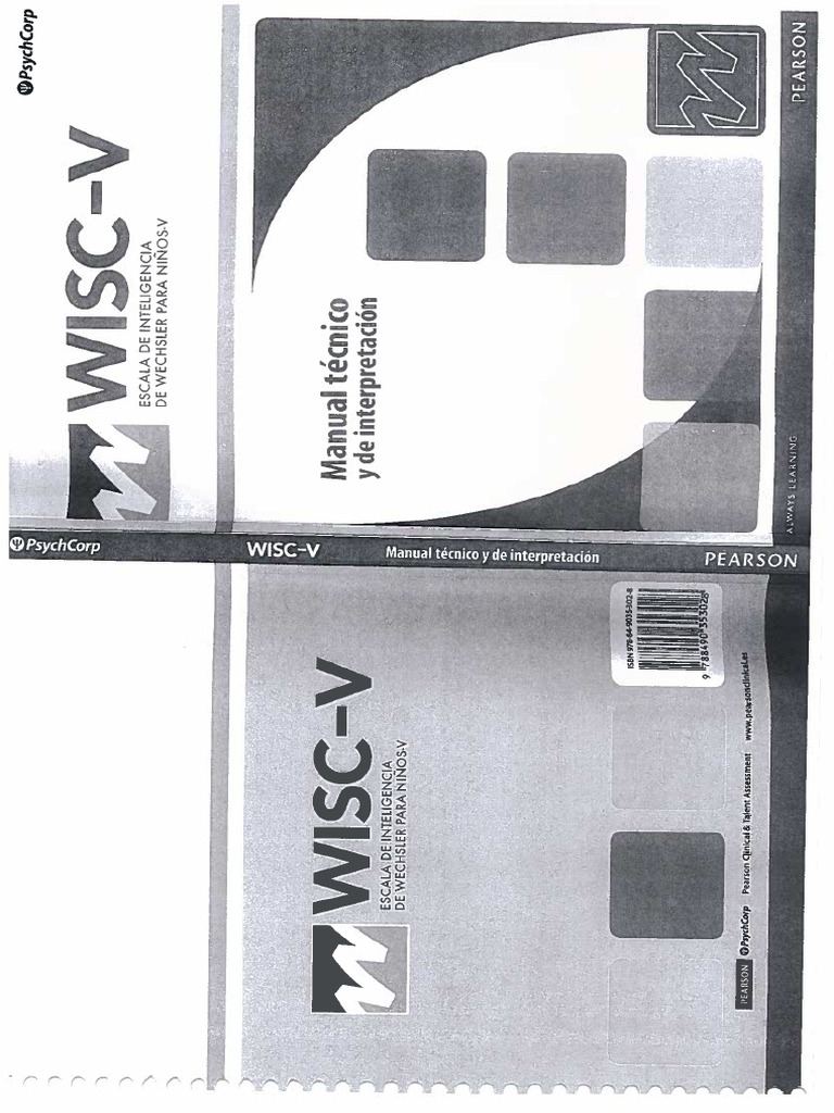 WISC V - Manual Tecnico | PDF