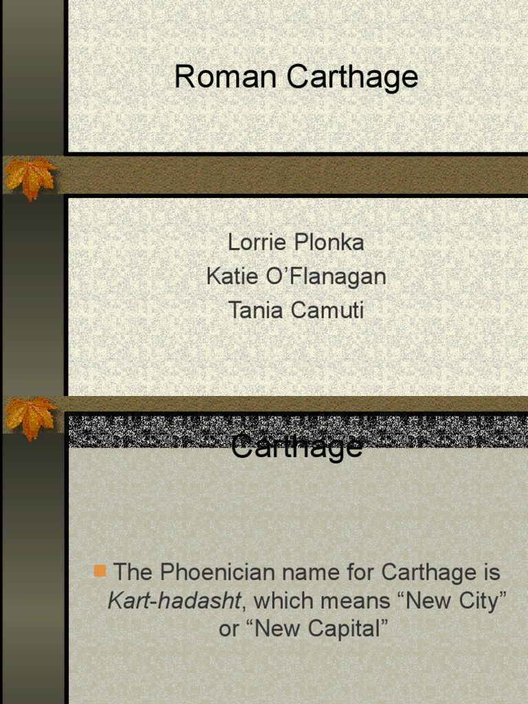 Carthage | PDF | Punic Wars | Carthage