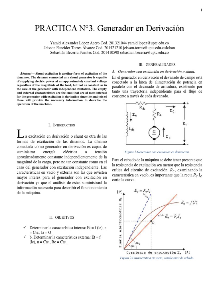 Laboratorio De Maquinas Electricas 1 Grupo 3 Final Pdf