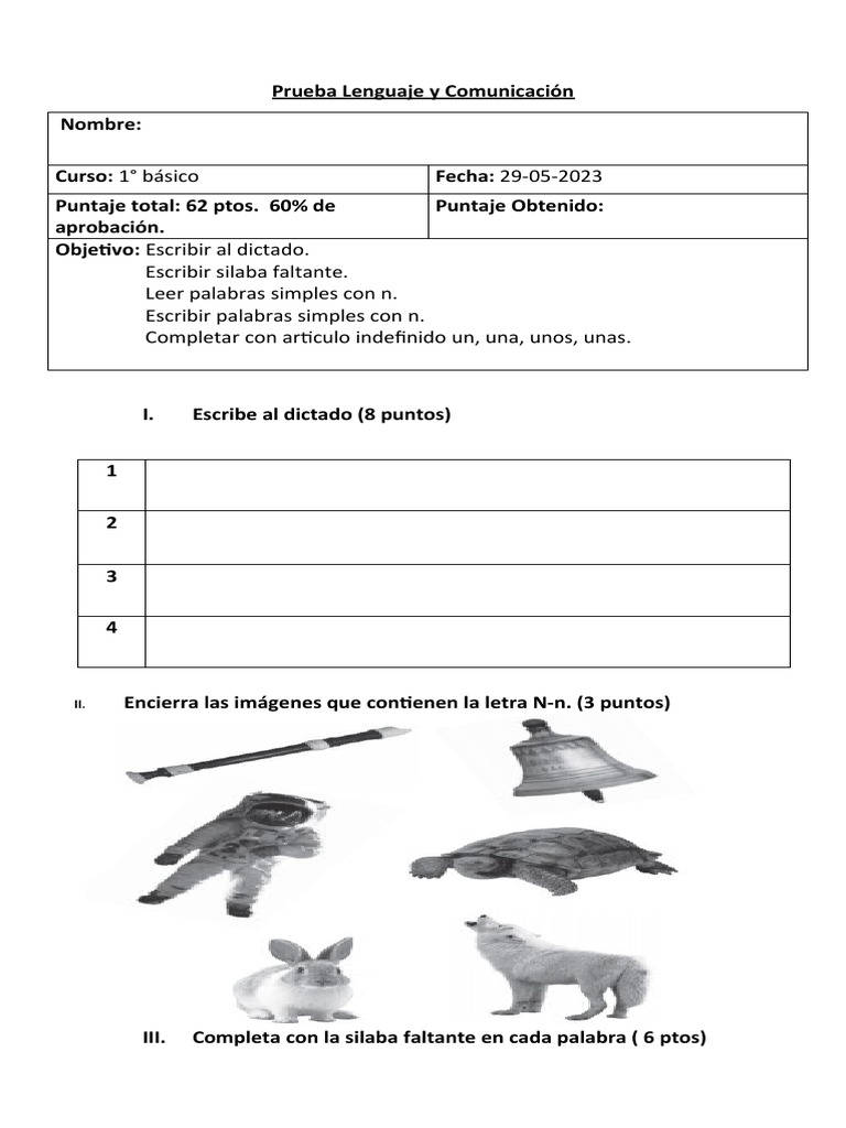 Prueba N | PDF