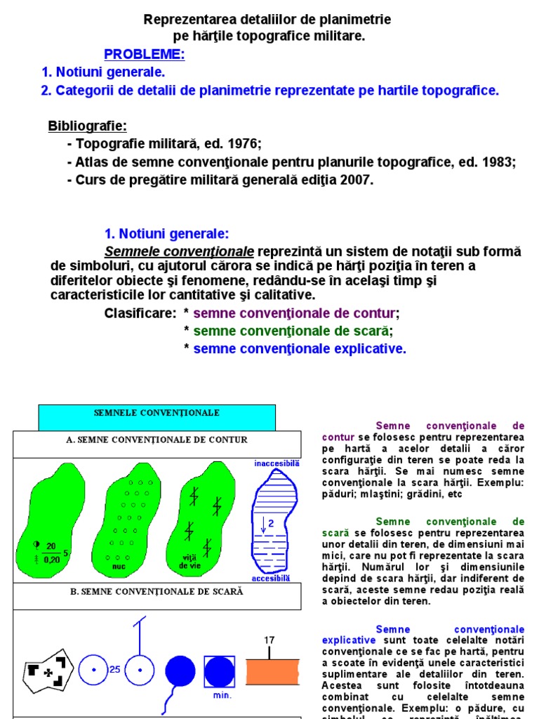 Detalii de Planimetrie Si Relief | PDF