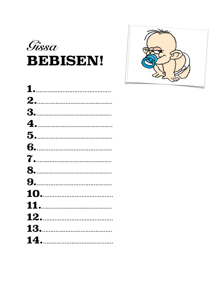 Gissa Bebisen | PDF