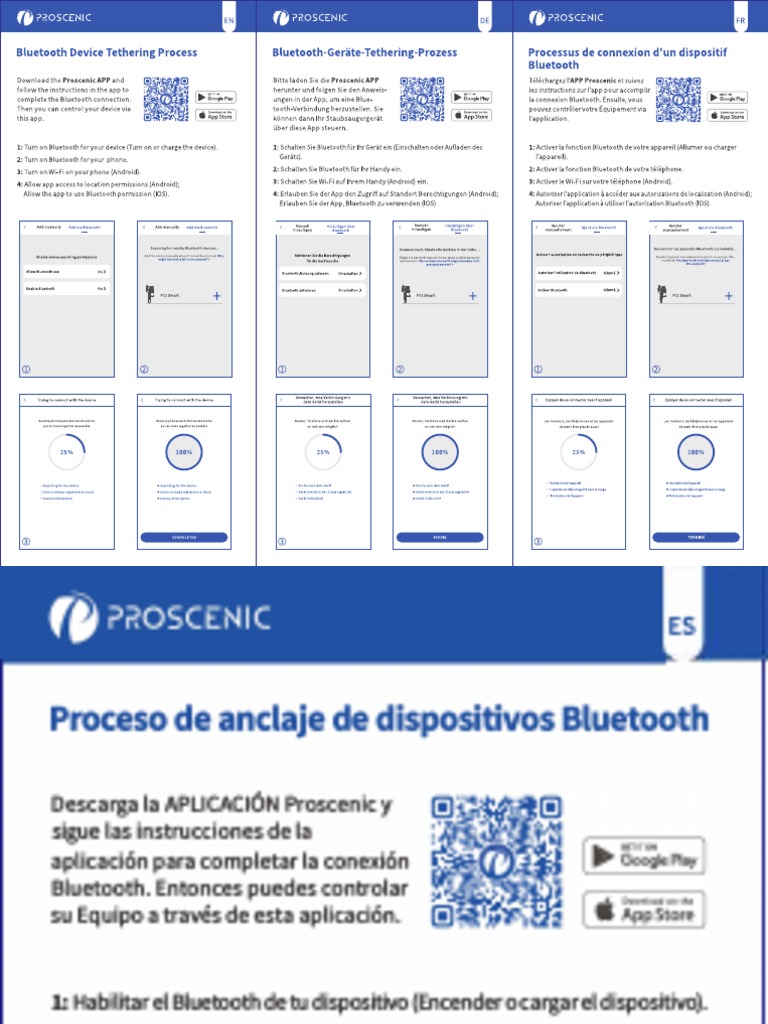 Proscenic P11 Smart Guia Del Usuario de La APP | PDF | Software móvil ...
