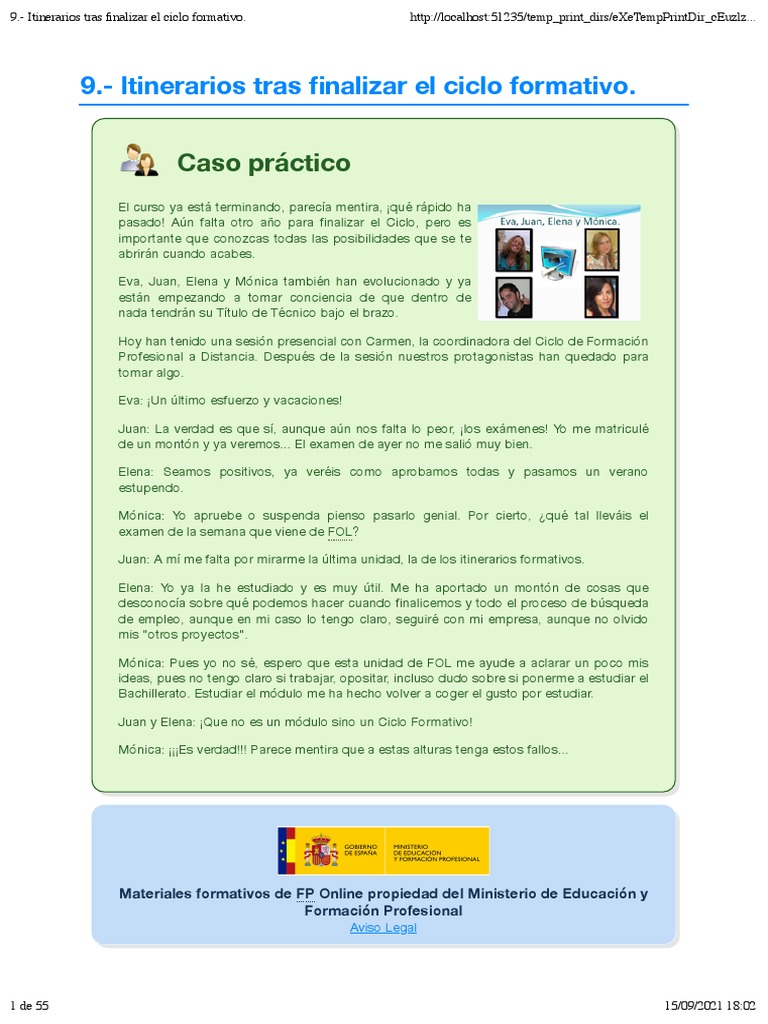 Tema 9 FOL Subrayado | PDF | Toma de decisiones | Plan de estudios