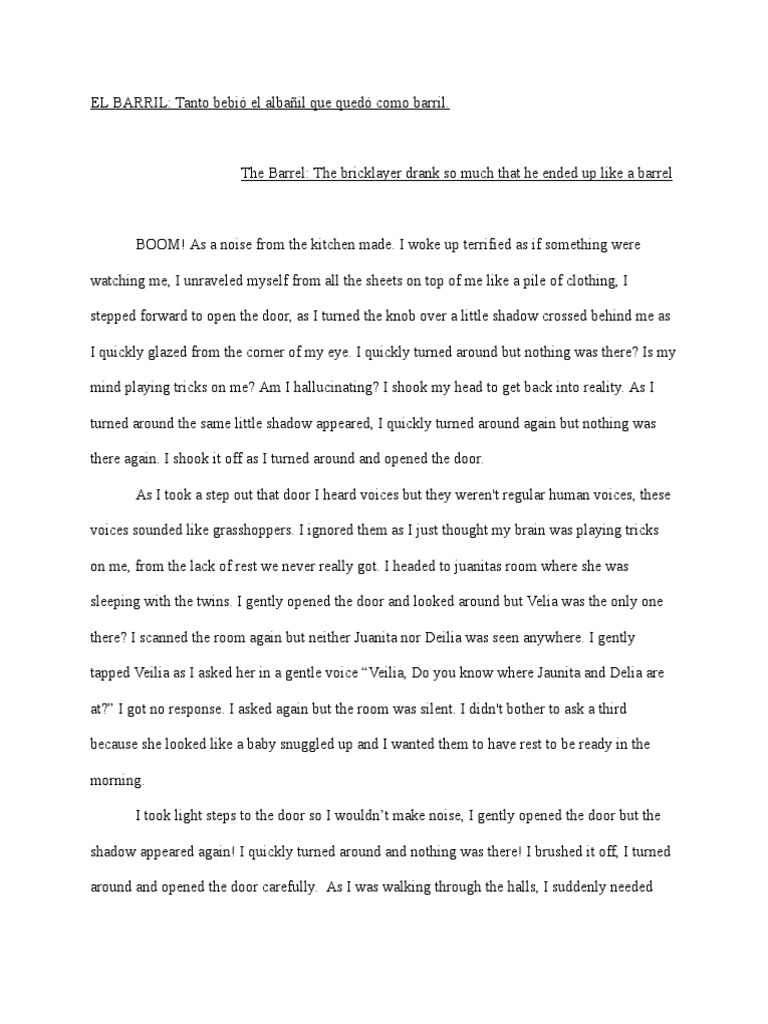 Axel Duran Perez - Summer of The Mariposas Narrative | PDF