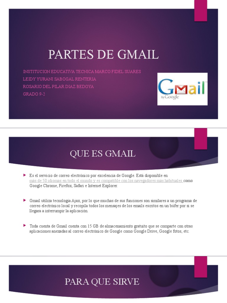Partes de Gmail | PDF | Gmail | Spamming