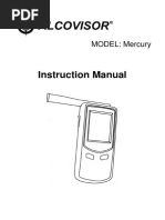 Intoxilyzer S-D5 Manual | PDF | Calibration | Nature