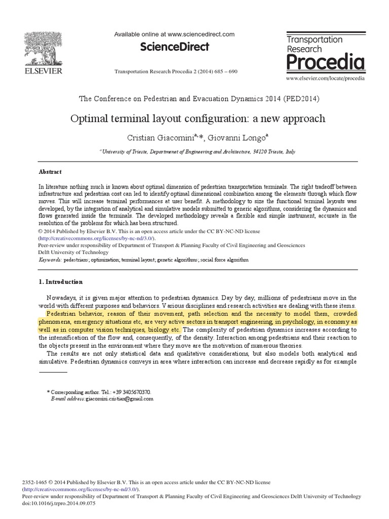 Optimal Approach Layout READ | PDF | Mathematical Optimization | Genetic Algorithm