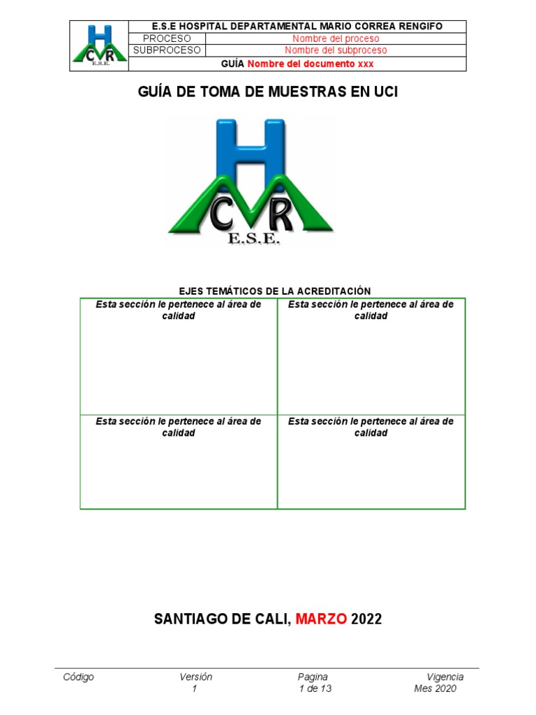 Muestras de Laboratorio en Uci | PDF | Unidad de Cuidados Intensivos | Presión sanguínea