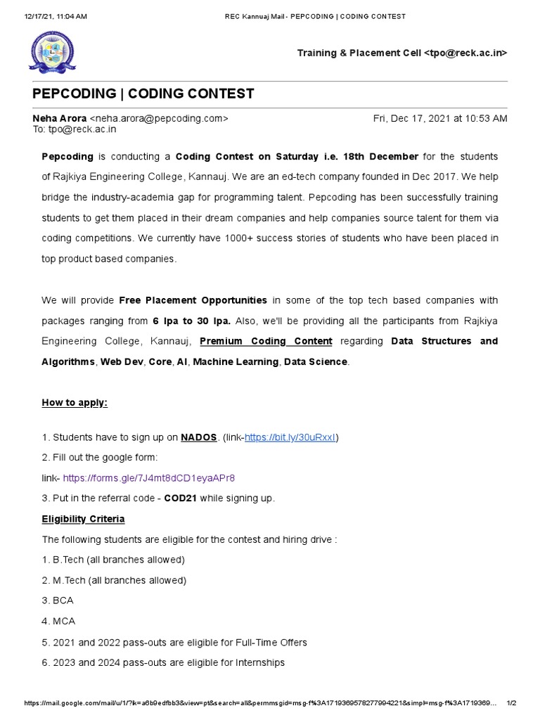 Pepcoding - Coding Contest | PDF | Computing | Computer Science Pepcoding - Coding Contest | PDF | Computing | Computer Science