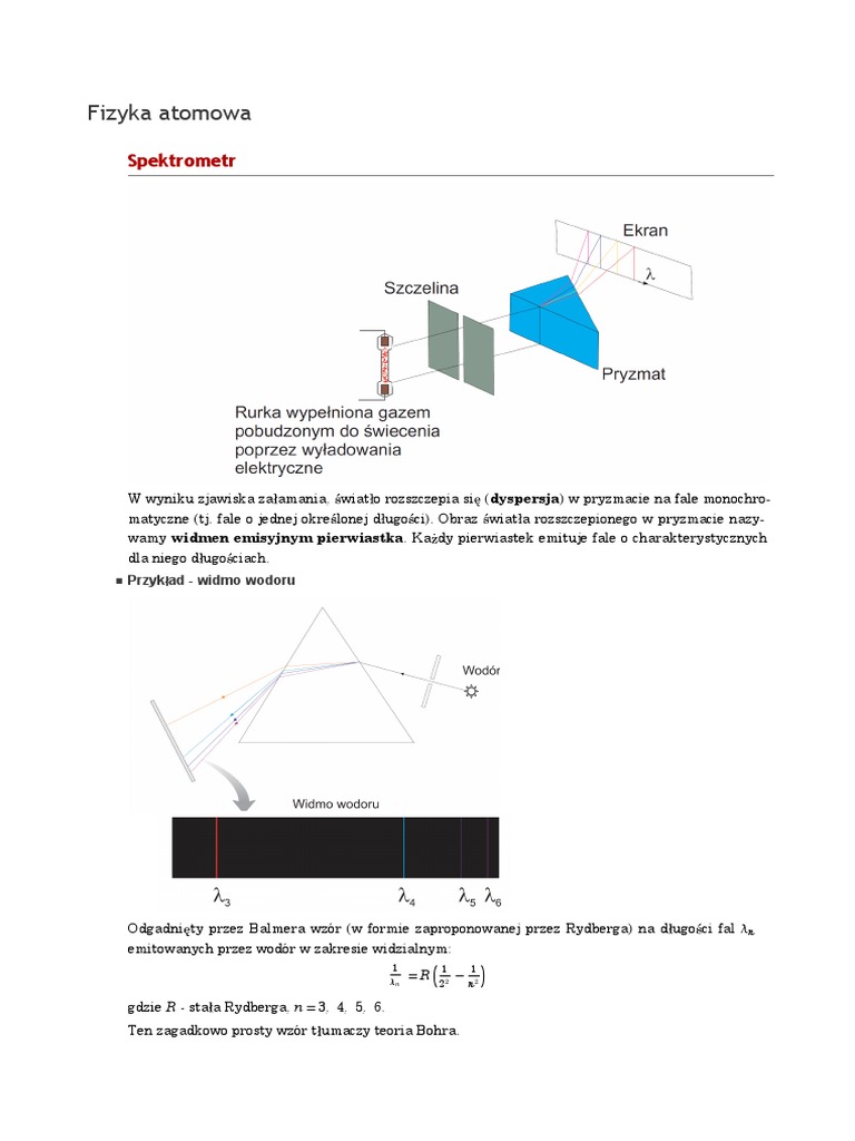Fizyka Atomowa | PDF