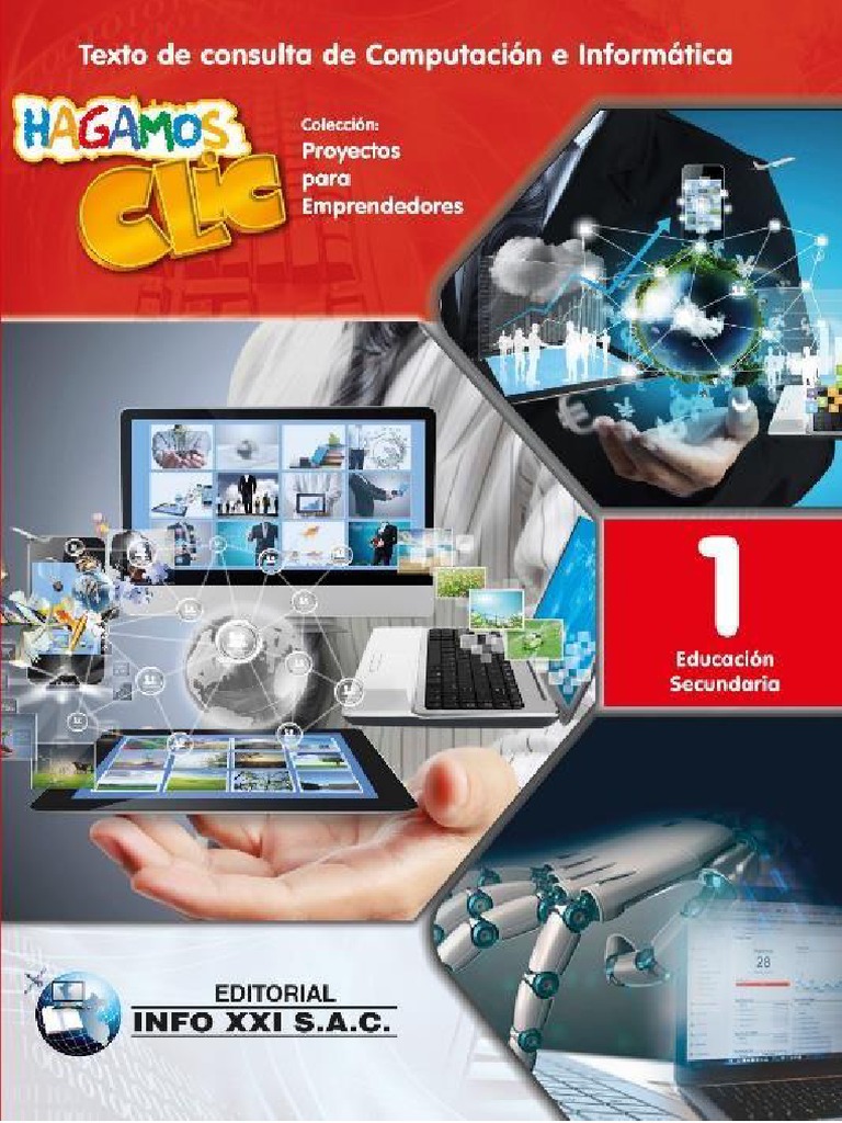 Texto Hagamos Clic Computacion Primer Grado | PDF