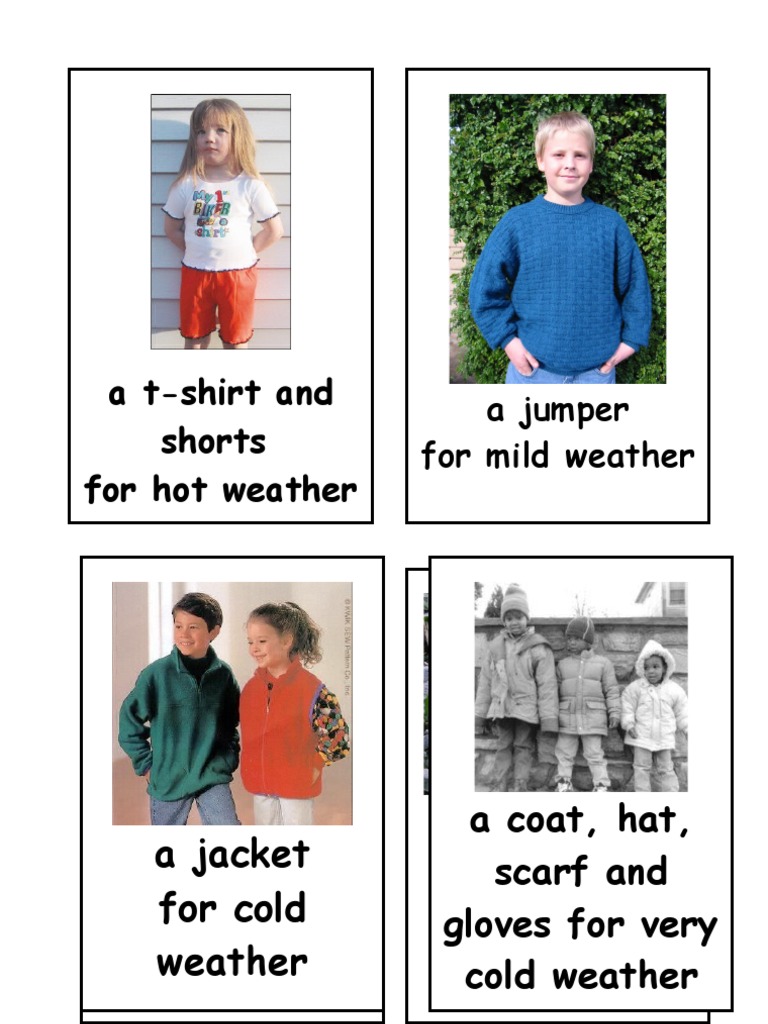 Weather Clothing Guide and Conditions | PDF