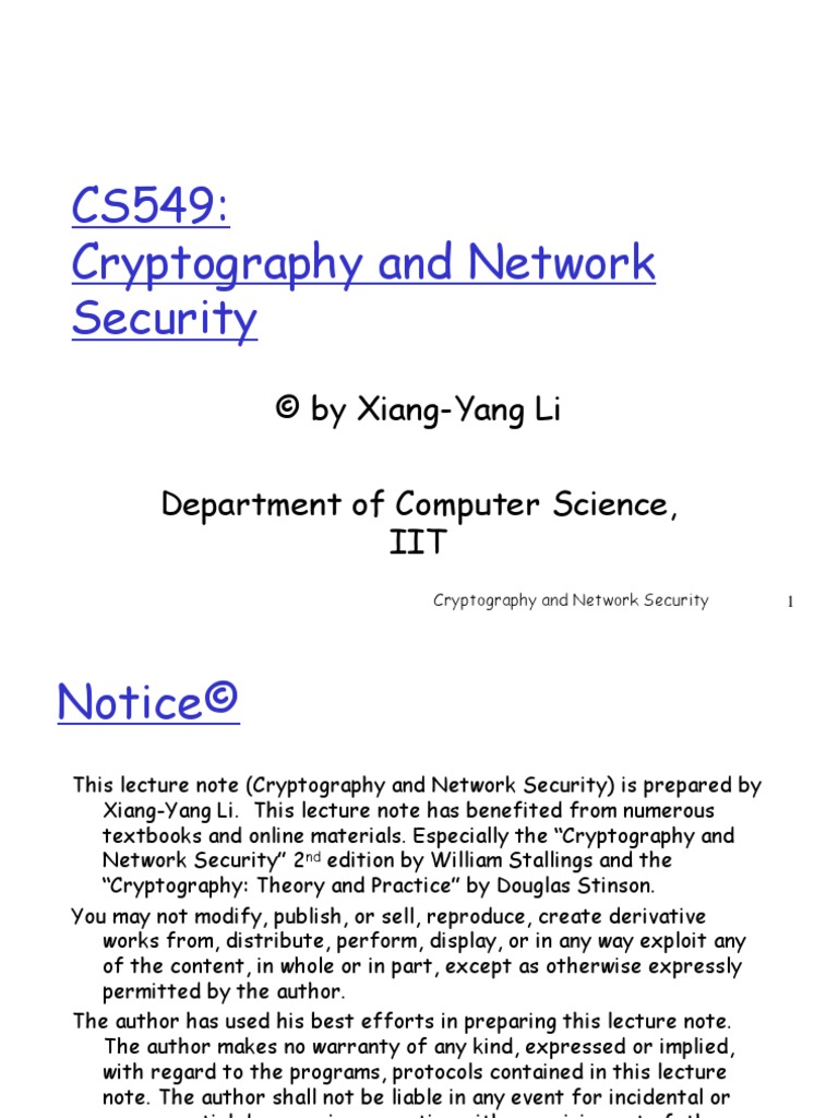 Chapter 4 | PDF | Cryptography | Public Key Cryptography