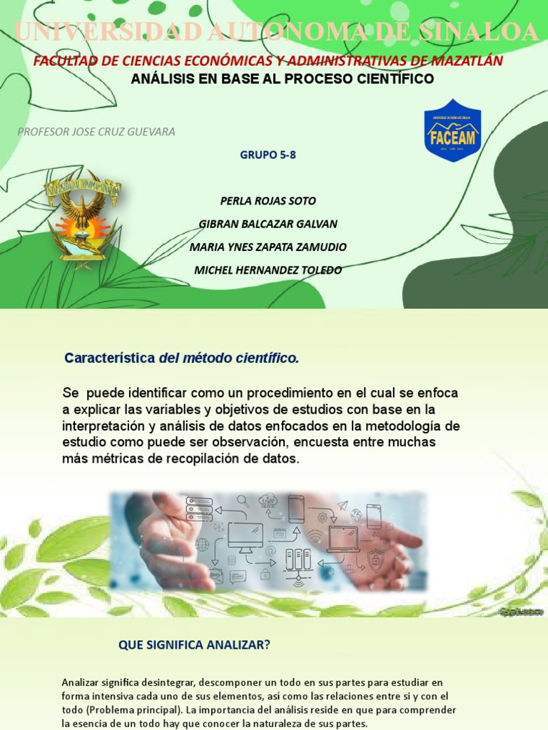 Analisis en El Metodo Cientifico | PDF | Estadísticas | Método científico