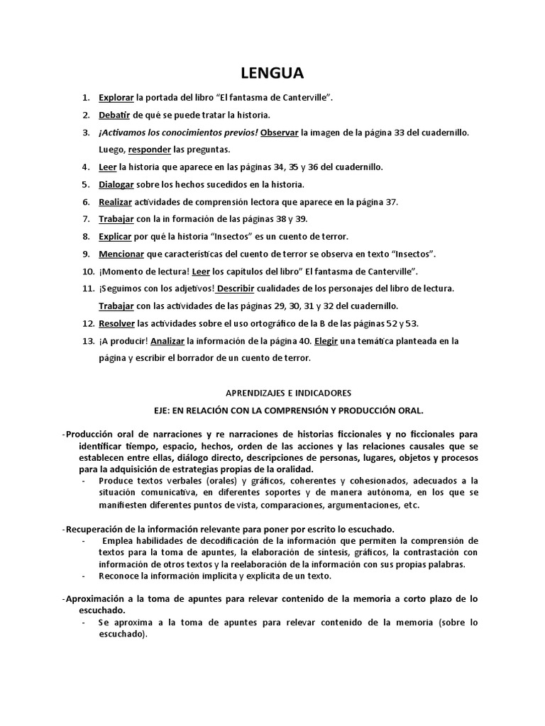 Lengua Mes de Junio | PDF | Comprensión lectora | Lingüística