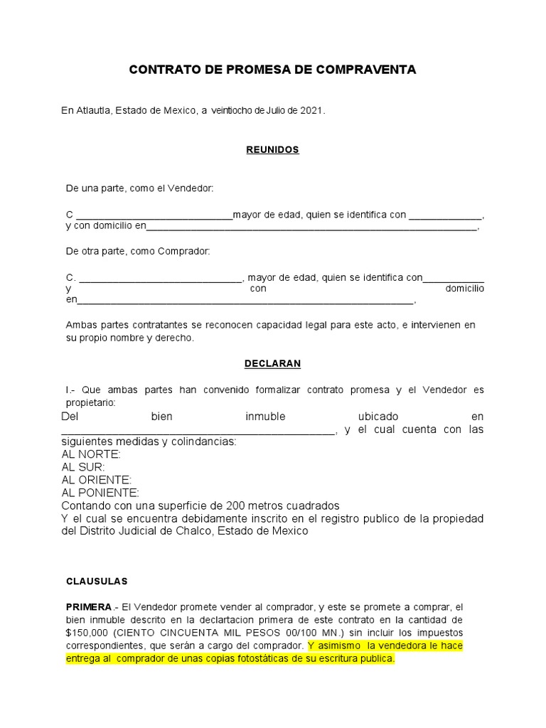 Contrato de Promesa | PDF | Derecho privado | Ley común