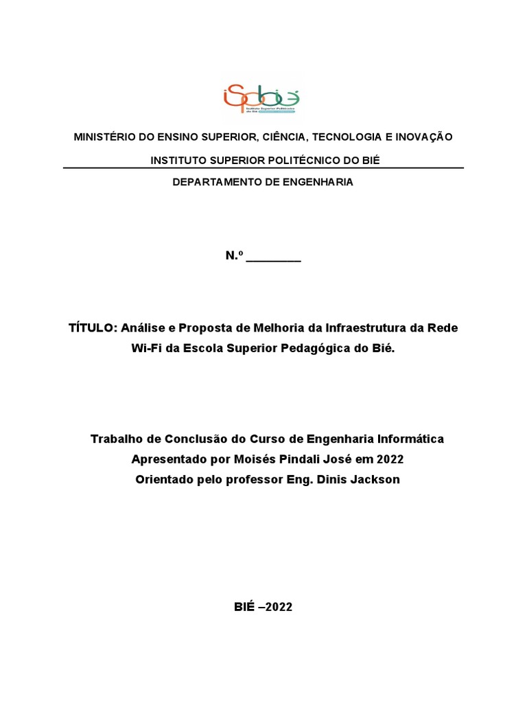 TFC ISPB 2022 Moisés Pindali José | PDF