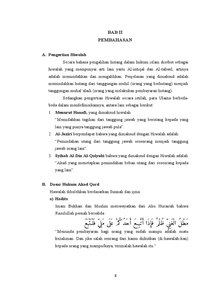 Bab II - Makalah Fikih Andin | PDF