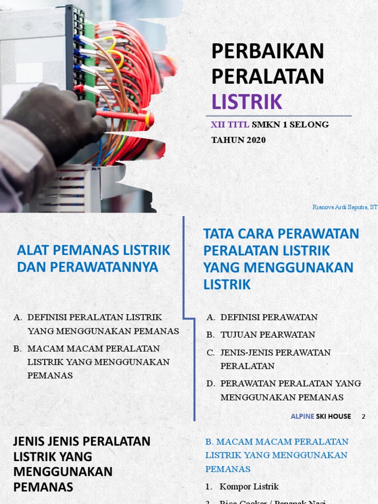 Perbaikan Peralatan Listrik | PDF