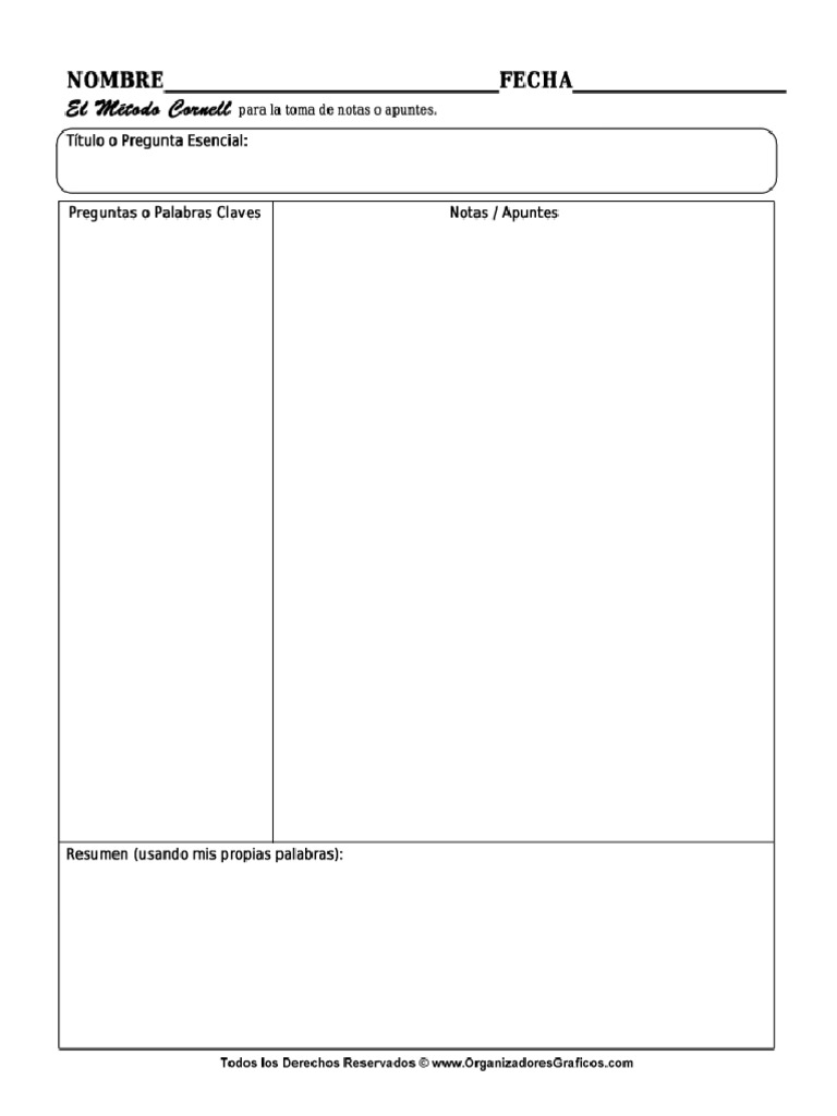 Cuadro - de - Cornell 2021 | PDF