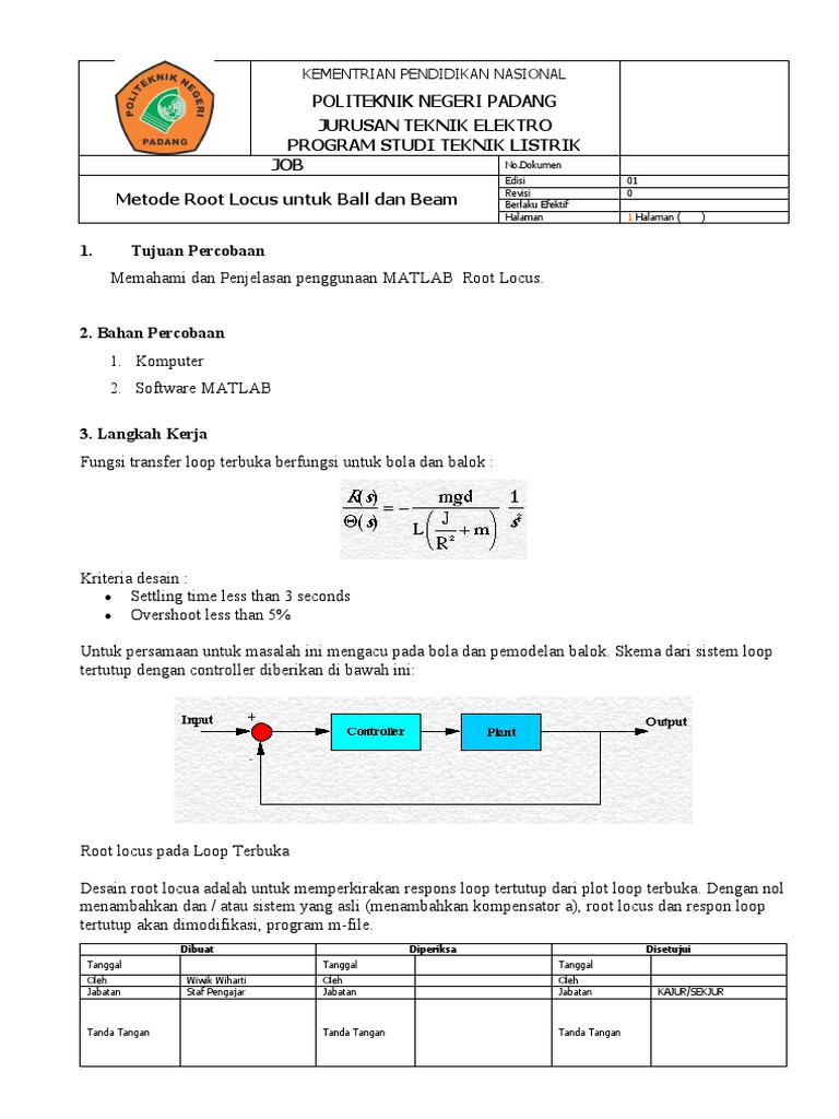 Matlab Root Locus | PDF