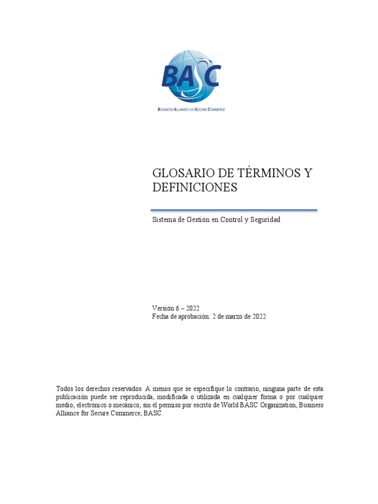 Glosario de Terminos y Definiciones V6-2022 | PDF | Internet | Comercio ...