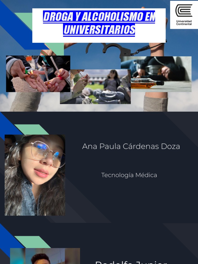 Grupo 2 (Consolidado 1) | PDF | Alcoholismo | La dependencia de sustancias