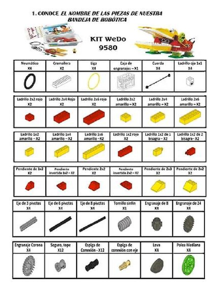 Lego Wedo Piezas-2 | PDF