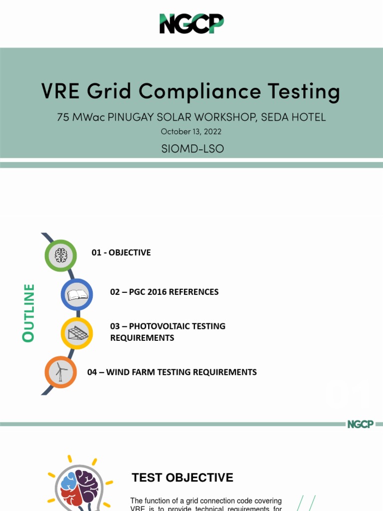 VRE Grid Compliance NGCP Testing guidelines | PDF | Photovoltaics ...