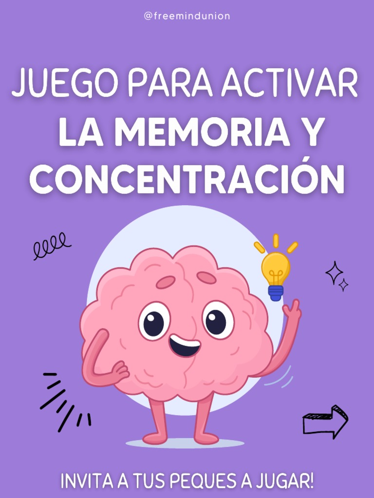 Juego Activa La Concentración FreeMind | PDF