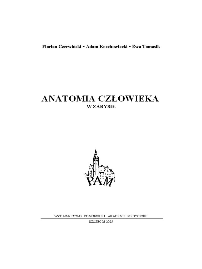 Anatomia Podręcznik Pdf