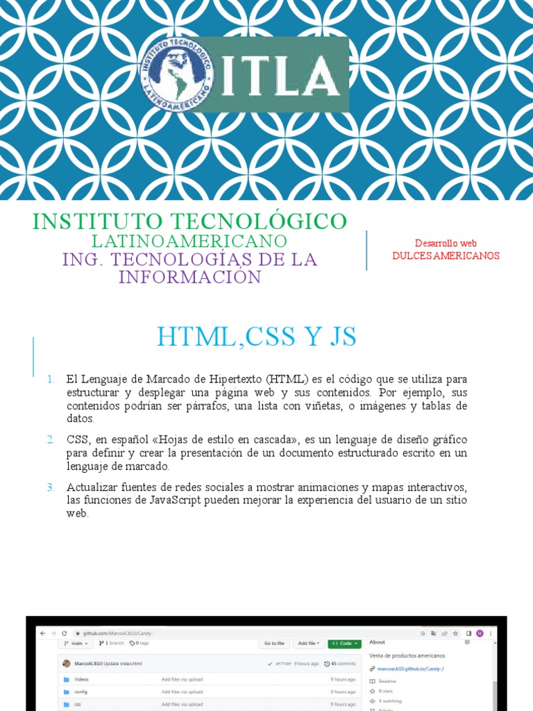 Presentacion Desarrollo Web | PDF | Red mundial | Internet y web