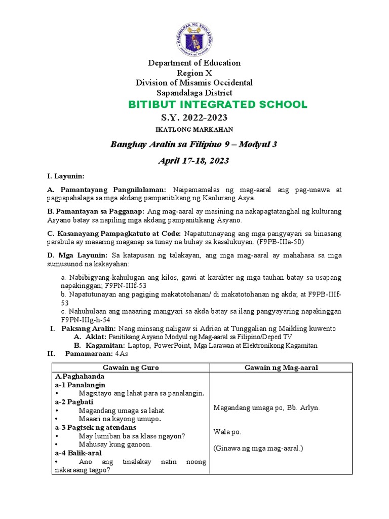 DLP - PAng-abay | PDF