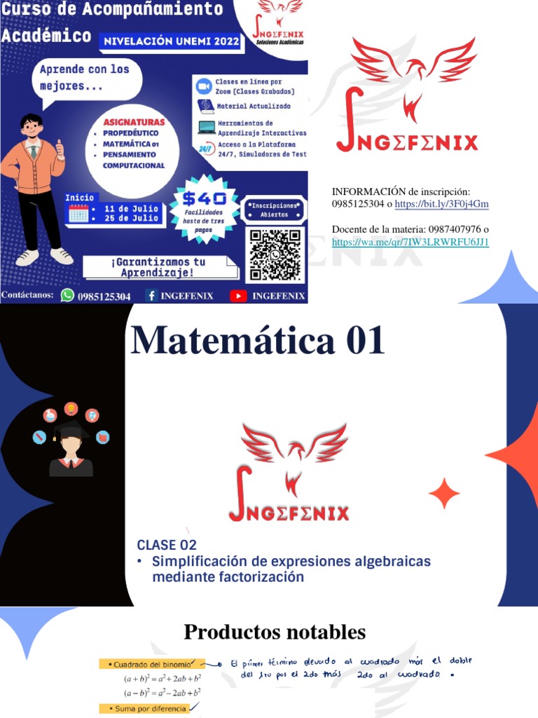 Clase02_Matemática01 | PDF