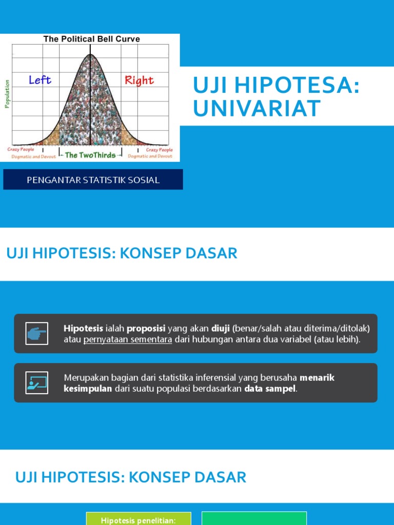 Uji Hipotesis Univariat (2) | PDF