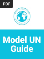 MUN Delegate Handbook | PDF | United Nations | International Relations