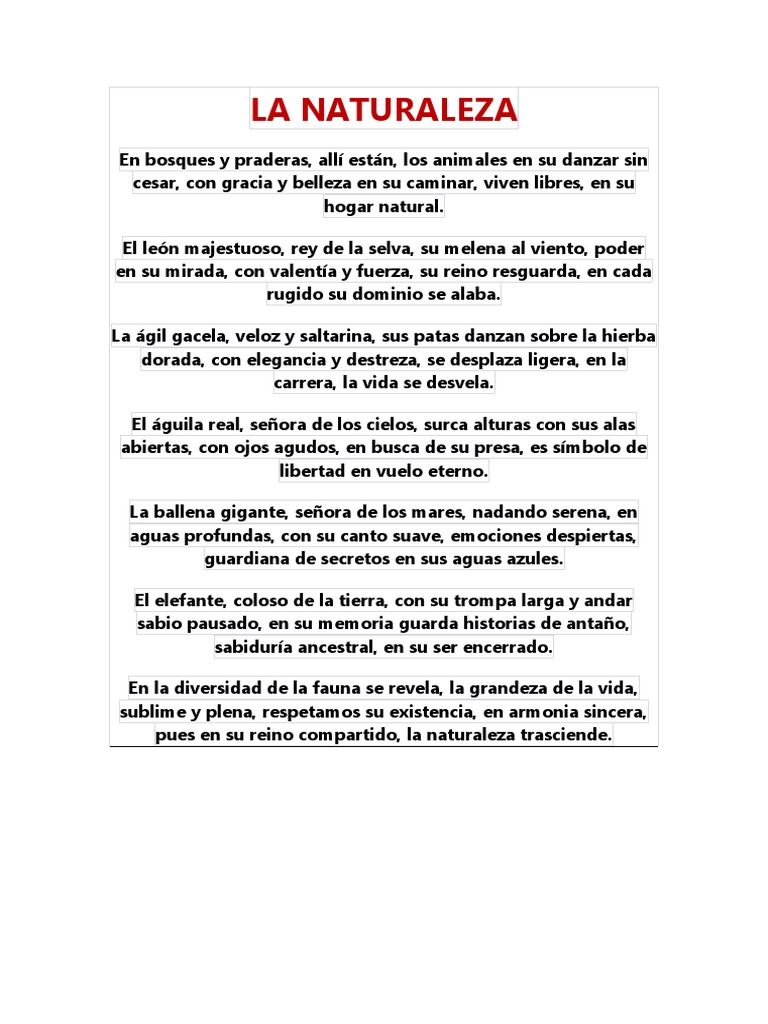 La Naturaleza | PDF
