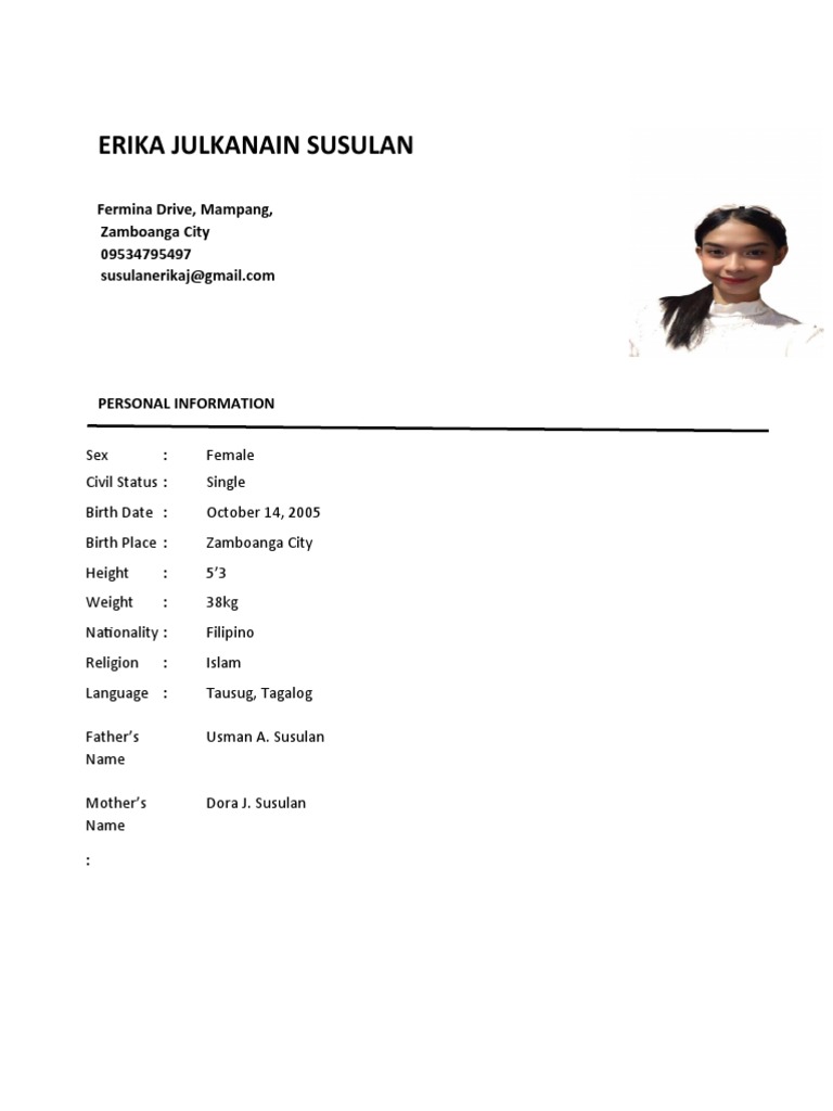 Erika Resume | PDF