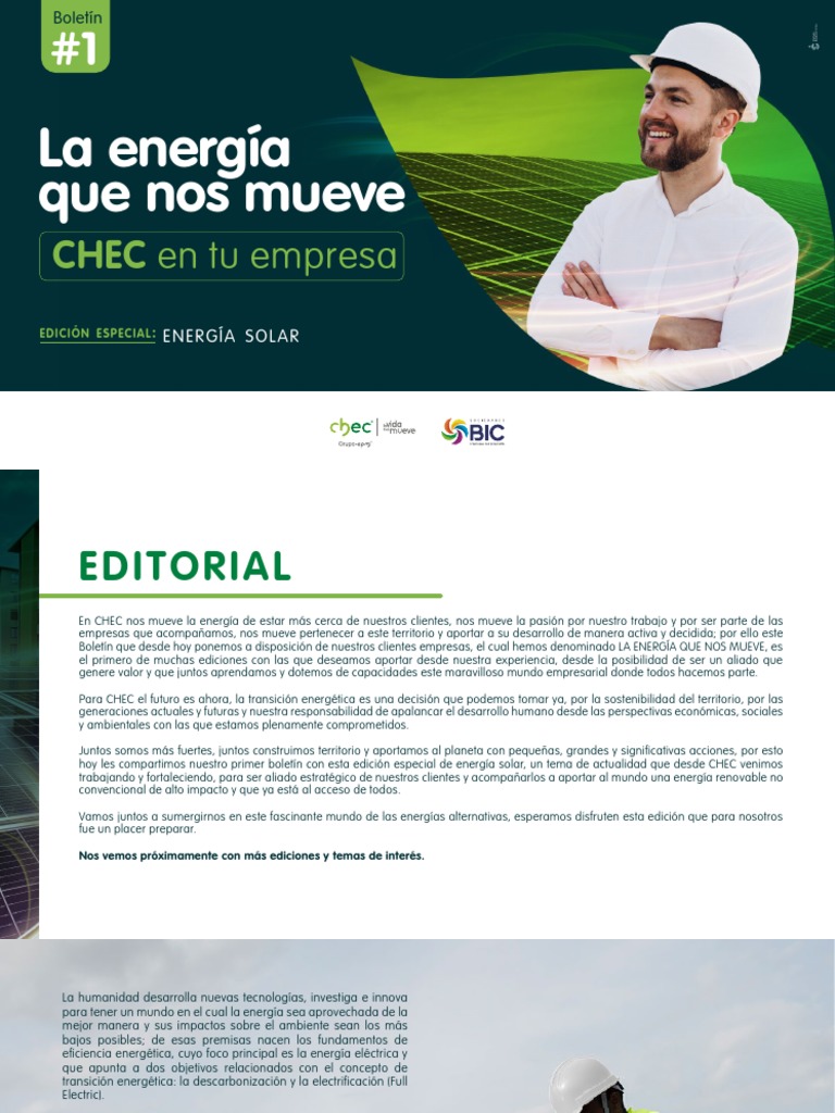 Energía Solar: Proyectos CHEC | PDF | Energía solar | Panel solar