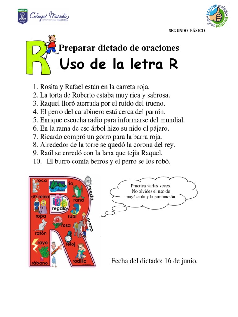 Dictado de R 2021 | PDF